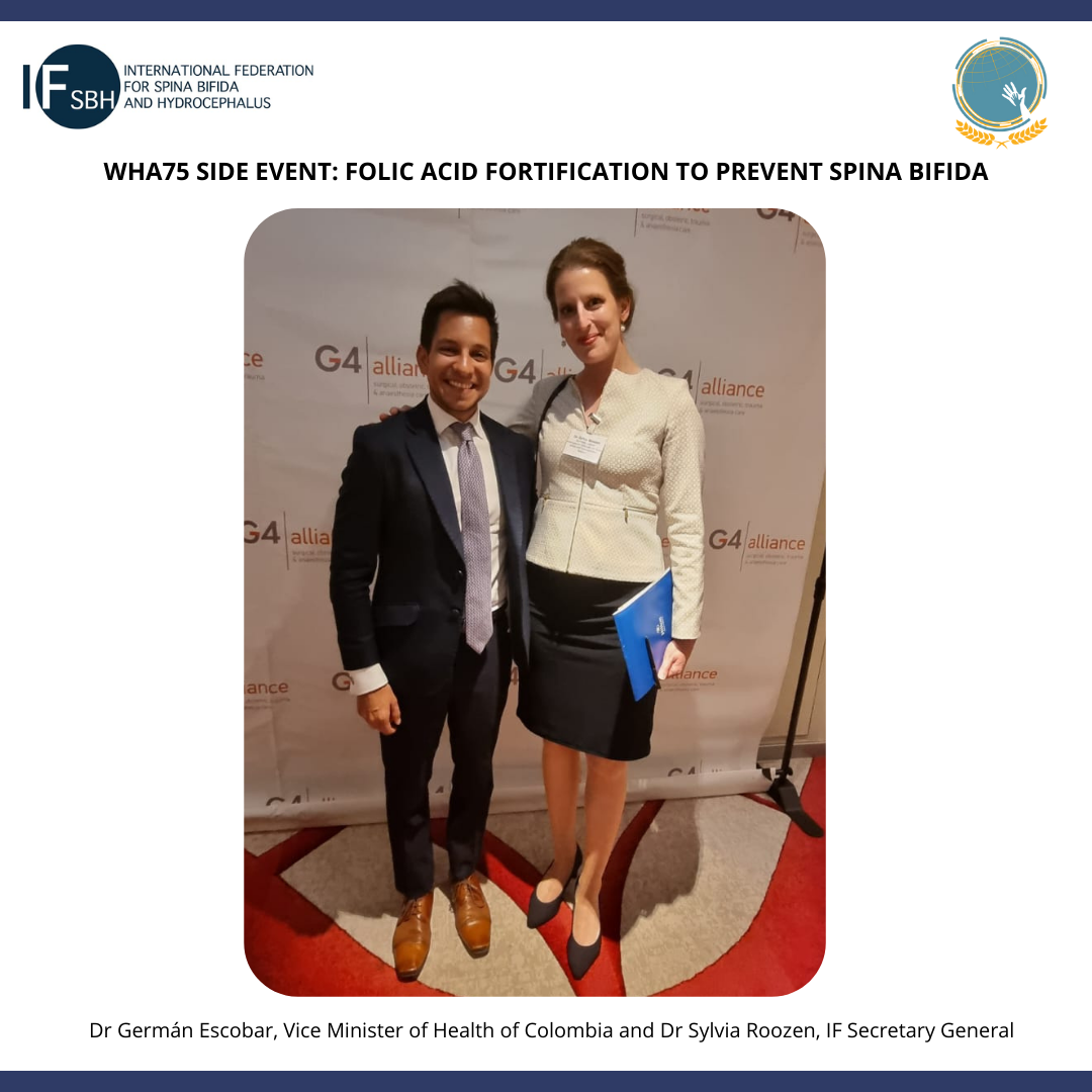 WHA75 Side-event “ Folic Acid Fortification to Prevent Spina Bifida ...