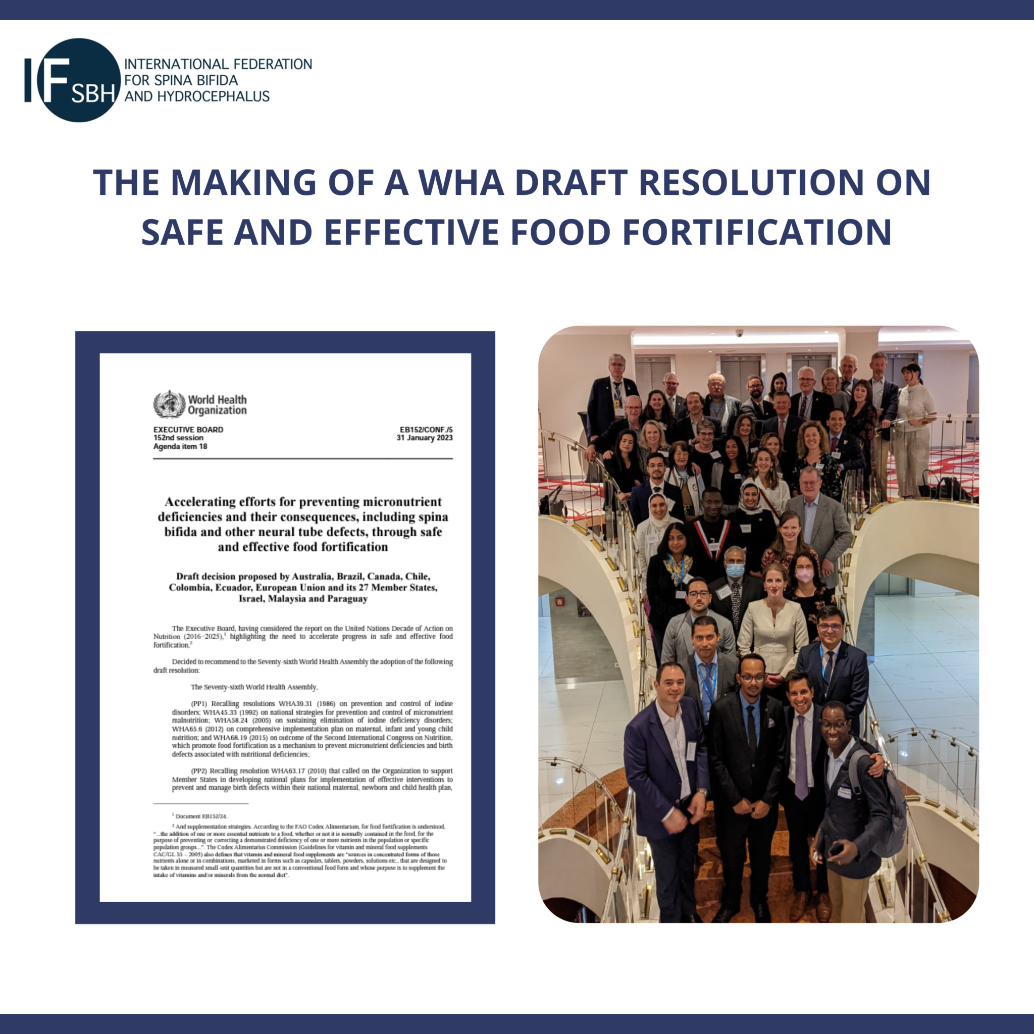 WHA Draft Resolution on Safe and Effective Food Fortification - IF Global