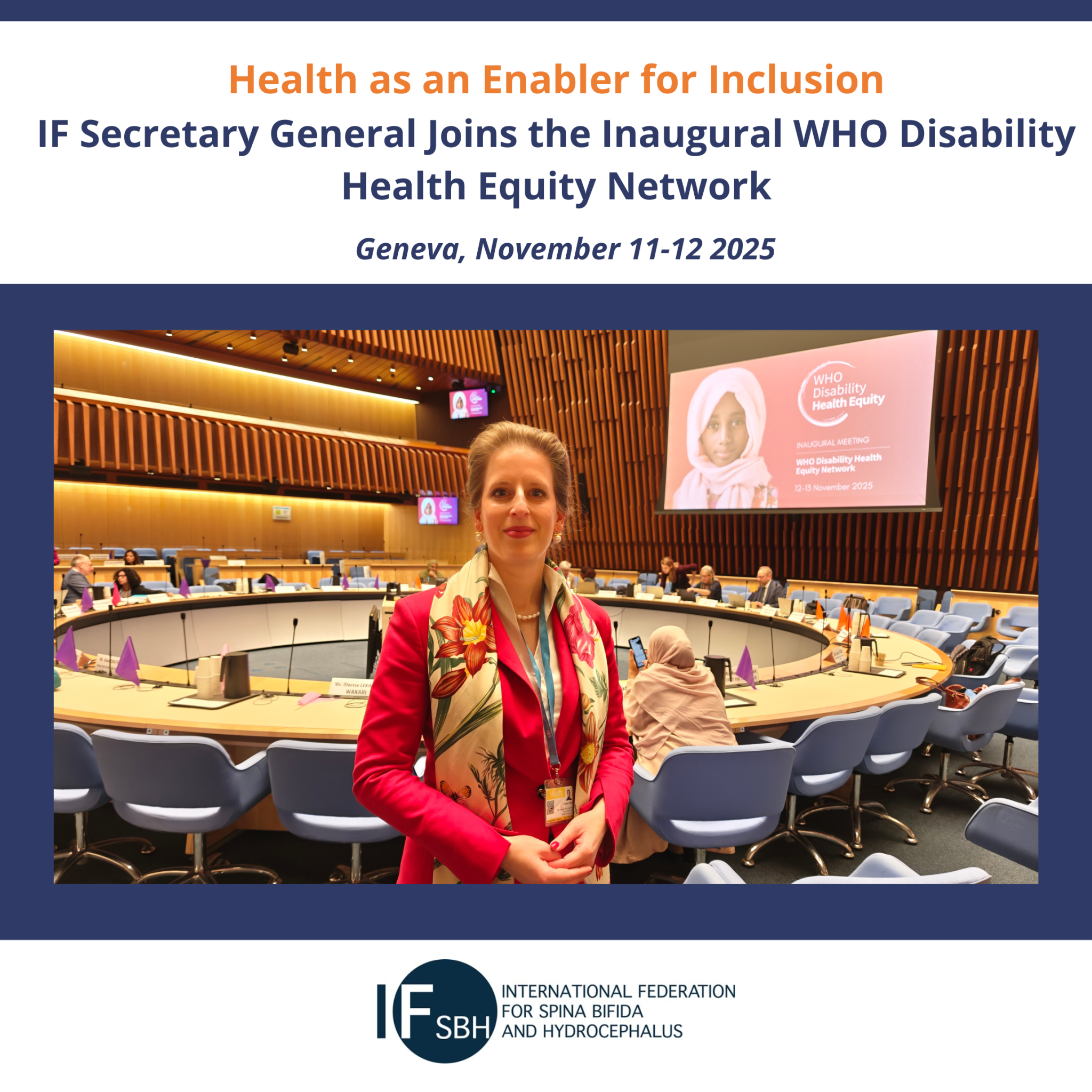 IF Participates in the Inaugural Meeting of the WHO Disability Health ...